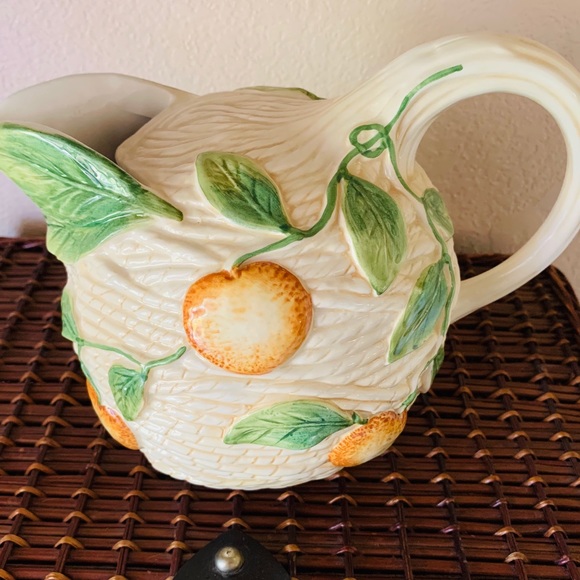 Vintage | Accents | Vintage Ceramic Water Pitcher Made In Italy | Poshmark
